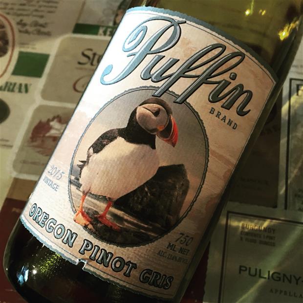 2015 Puffin Brand Pinot Gris, USA, Oregon - CellarTracker