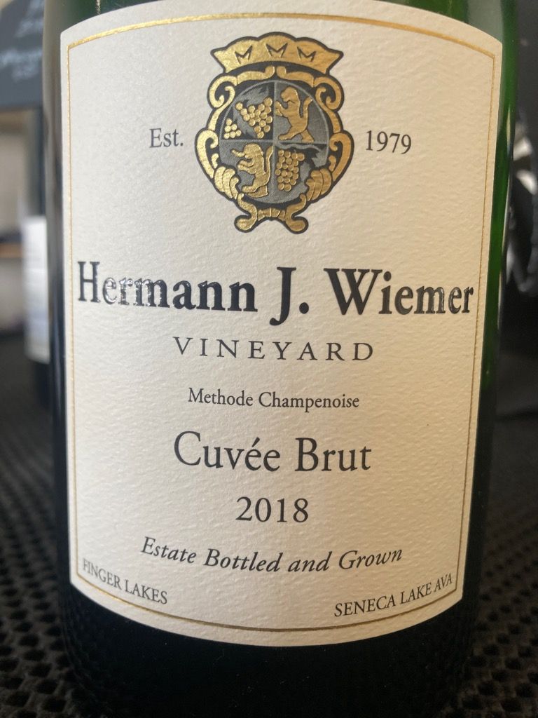 2020 Hermann J. Wiemer Cuvée Brut, USA, New York, Finger Lakes, Seneca ...