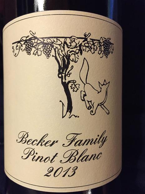 2013 Becker Estate Pinot Blanc, Germany, Pfalz - CellarTracker