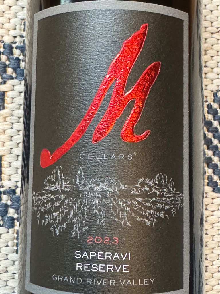 2023 M Cellars Saperavi Reserve, USA, Ohio, Grand River Valley ...
