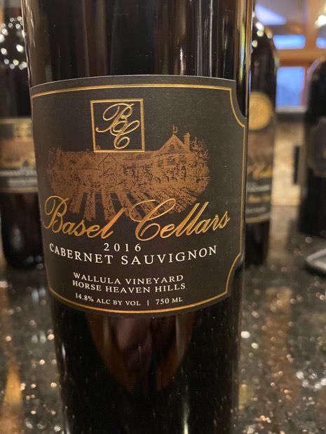 2016 Basel Cellars Cabernet Sauvignon Wallula Walla Walla Valley, USA ...