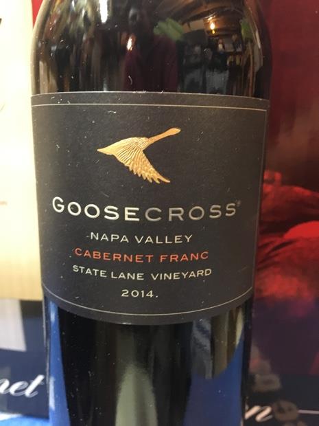 2014 Goosecross Cellars Cabernet Franc, USA, California, Napa Valley ...