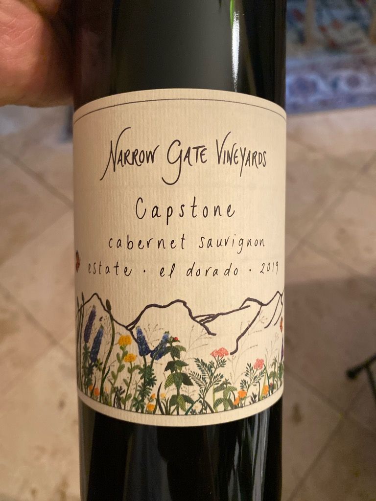 2019 Narrow Gate Vineyards Cabernet Sauvignon Capstone, USA, California ...