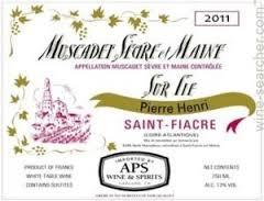 2011 Pierre Henri Muscadet de Sèvre-et-Maine Saint-Fiacre, France ...