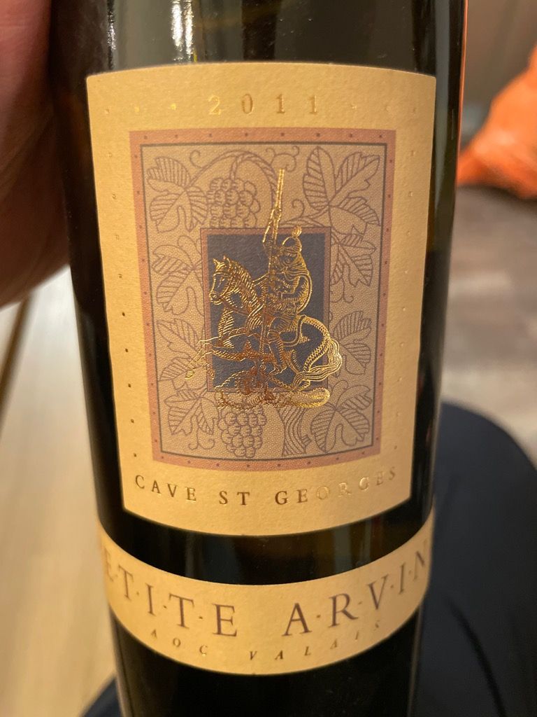 2021 Cave St. Georges Petite Arvine, Switzerland, Valais - CellarTracker