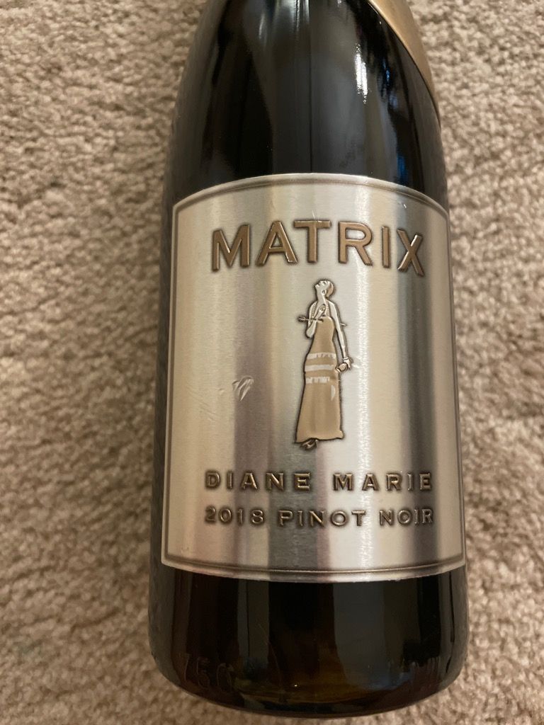 2021 Matrix Pinot Noir Reserve Diane Marie, USA, California, Sonoma ...