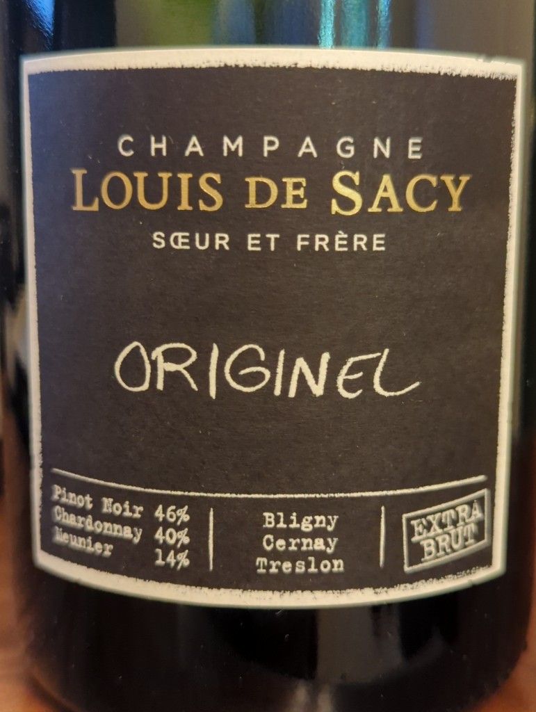 NV Louis de Sacy Champagne Originel Extra Brut, France, Champagne ...