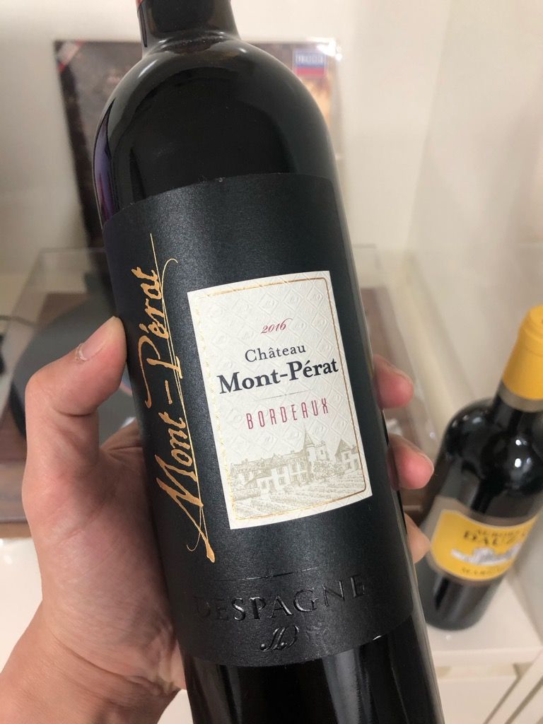 2016 Château Mont-Pérat, France, Bordeaux, Entre-Deux-Mers, Premières ...