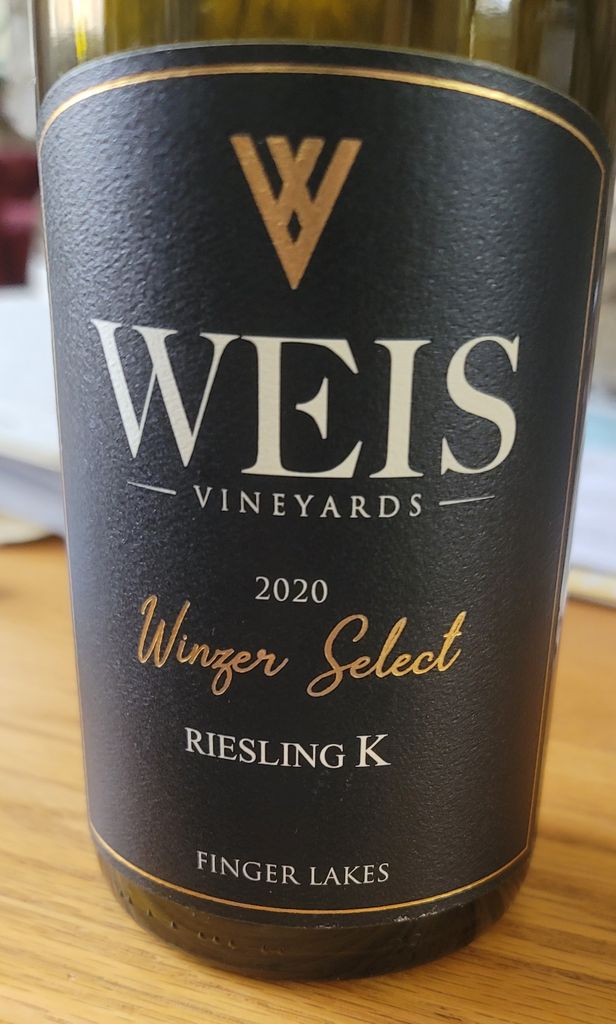 2019 Weis Vineyards Riesling Winzer Select (K), USA, New York, Finger ...