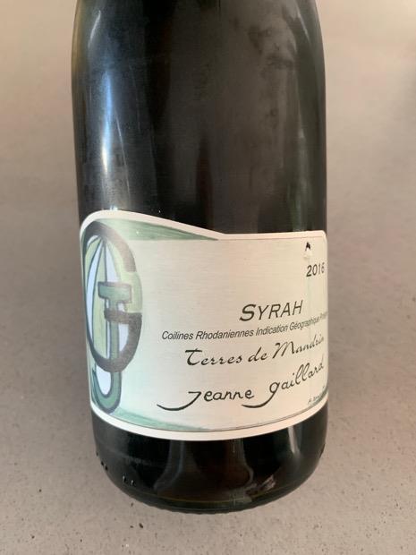 2018 Pierre Gaillard Syrah Côte-Rôtie Terres de Mandrin, France, Rhône ...
