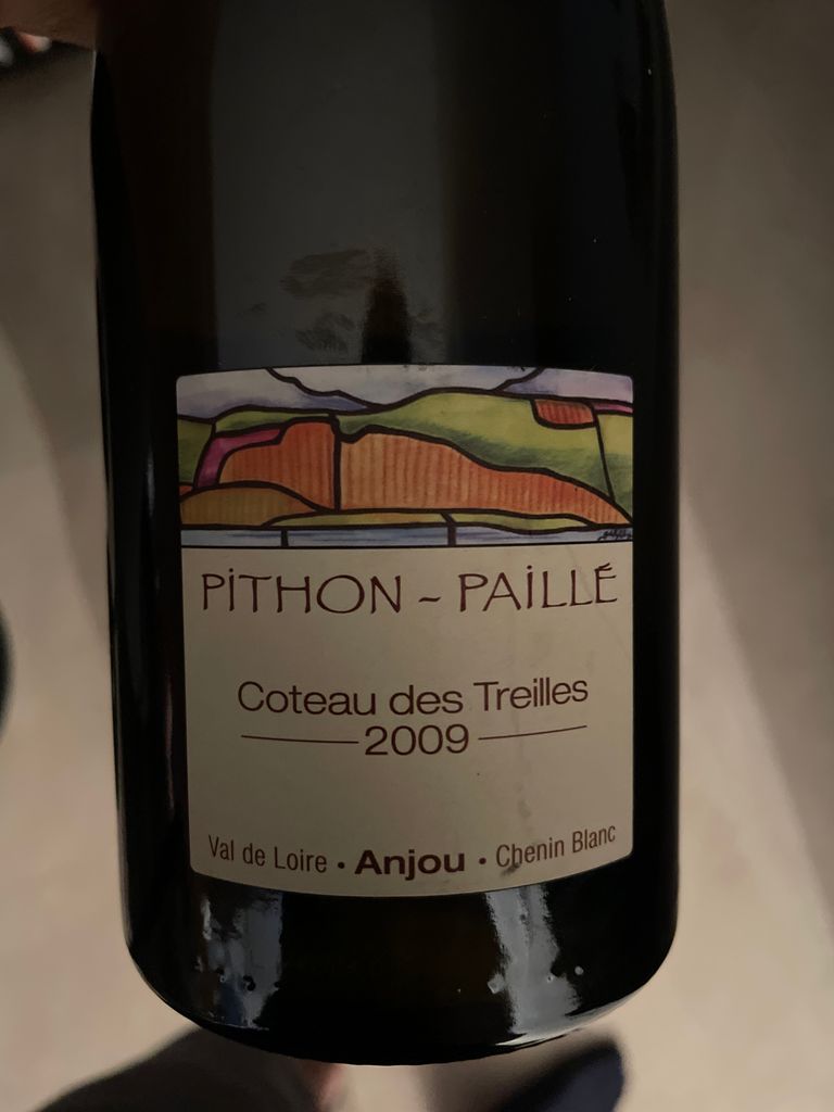 2009 Pithon-Paillé Anjou Blanc Coteau des Trielles, France, Loire ...