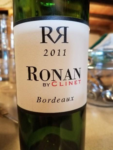 2011 Ronan by Clinet, France, Bordeaux - CellarTracker