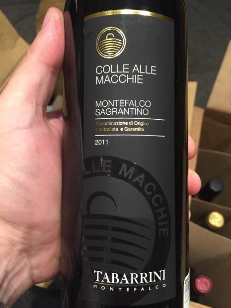2011 Tabarrini Montefalco Sagrantino Colle alle Macchie, Italy, Umbria ...