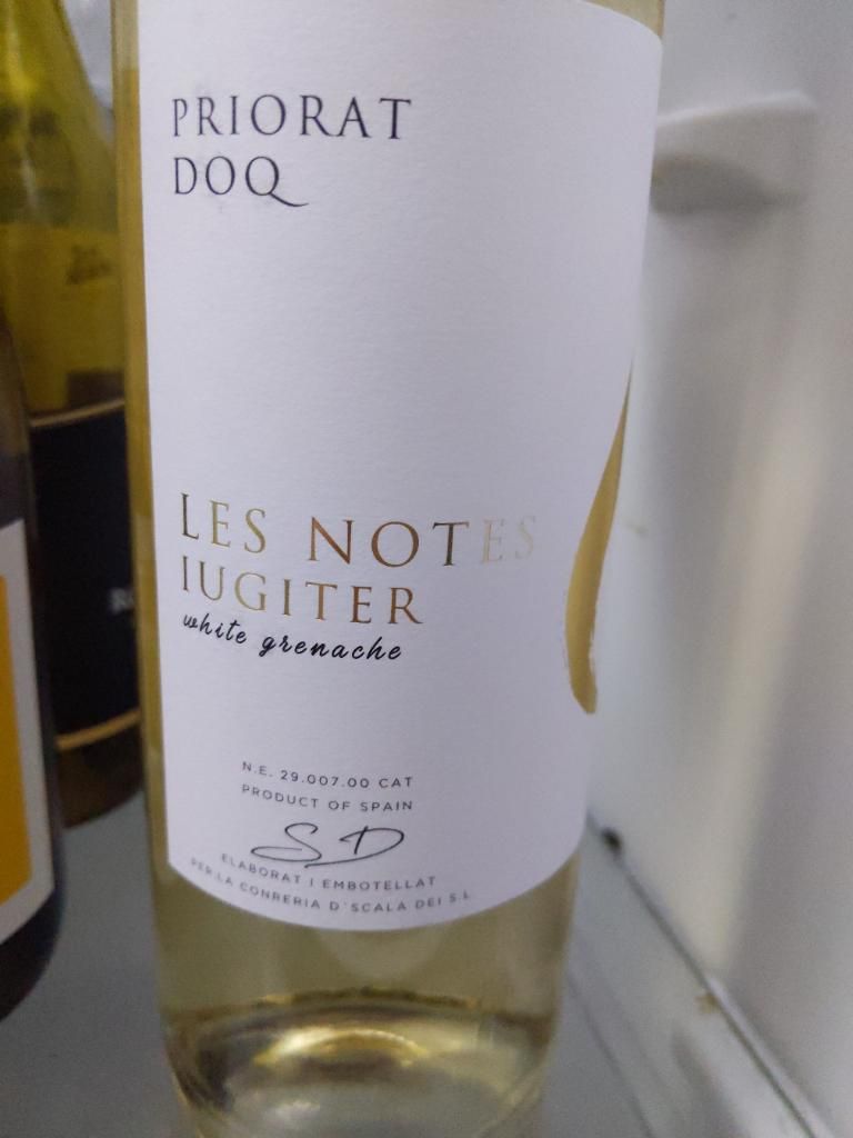 2019 La Conreria d'Scala Dei Priorat Les Notes Iugiter White Grenache ...