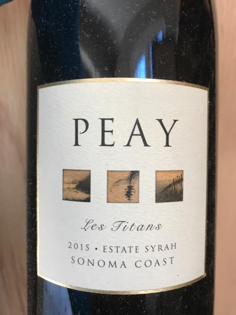 2016 Peay Vineyards Syrah Les Titans, USA, California, Sonoma County ...