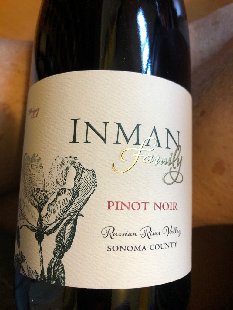 2017 Inman Family Pinot Noir, USA, California, Sonoma County, Russian ...
