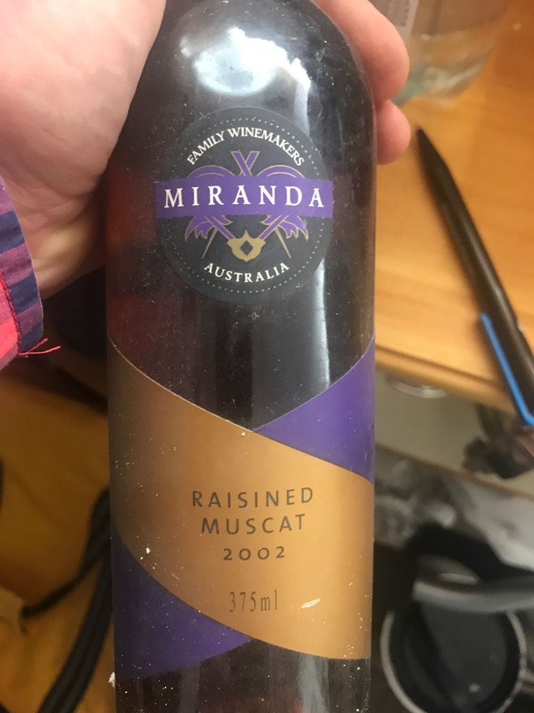 2000 Miranda Raisined Muscat, Australia, South Eastern - CellarTracker