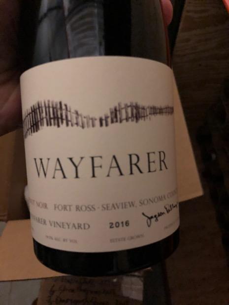 2016 Wayfarer Pinot Noir The Traveler Wayfarer Vineyard, USA ...