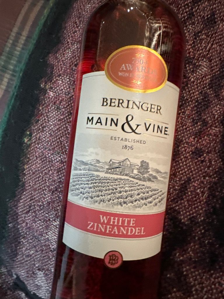 2021 Beringer Vineyards Zinfandel Main & Vine White Zinfandel, USA ...