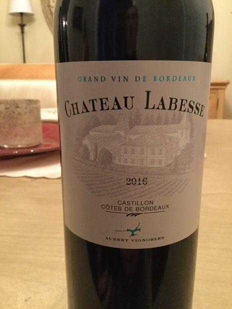 2016 Château Labesse, France, Bordeaux, Libournais, Castillon Côtes de ...