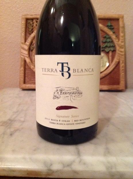 2012 Terra Blanca Syrah Signature Series Terra Blanca Estate Vineyard ...