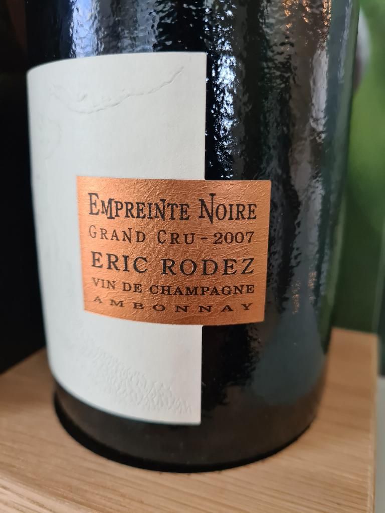 1998 Eric Rodez Champagne Grand Cru Empreinte de Terroir Noire, France ...