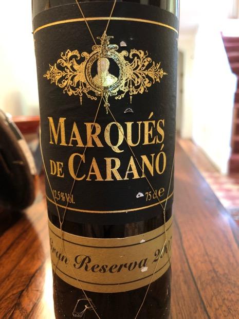 2007 Grandes Vinos y Viñedos Marques de Carano Gran Reservado, Spain ...