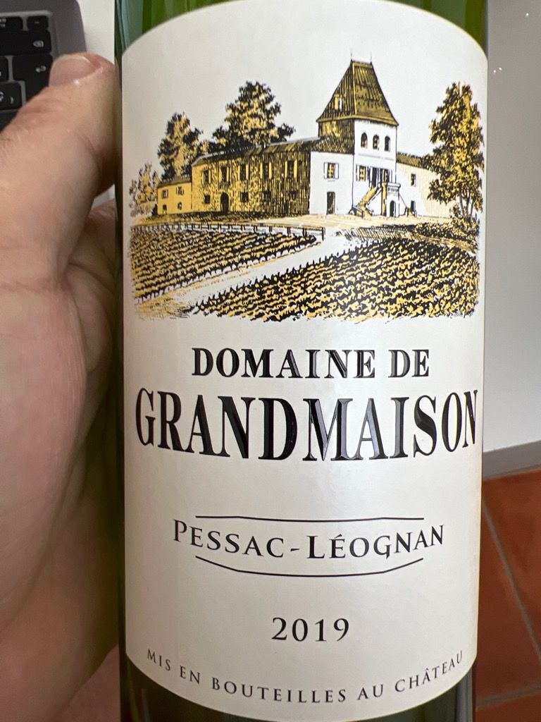 2024 Domaine de Grandmaison Blanc, France, Bordeaux, Graves, Pessac ...