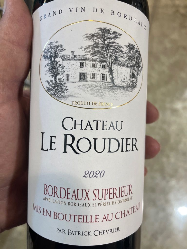 2020 Château Le Roudier, France, Bordeaux, Bordeaux Supérieur - CellarTracker
