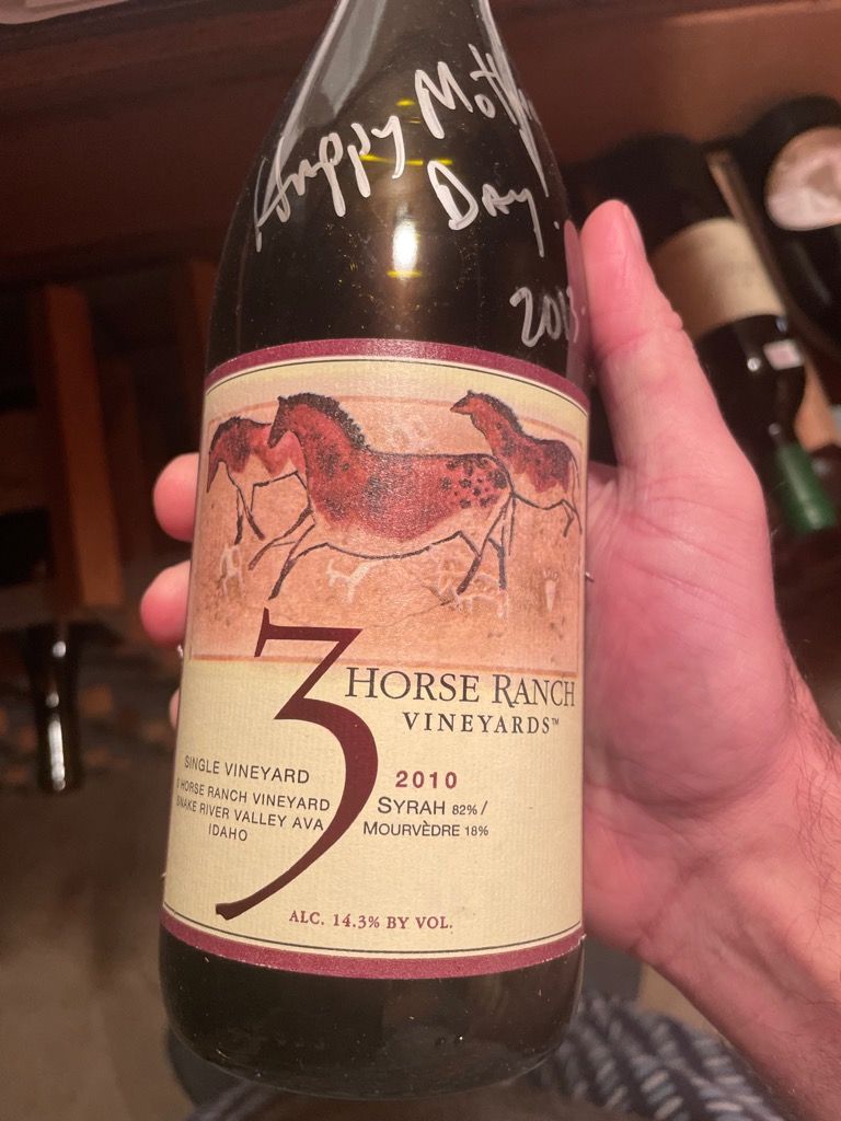 2010 3 Horse Ranch Vineyards Estate Syrah/Mourvedre, USA, Idaho, Snake ...