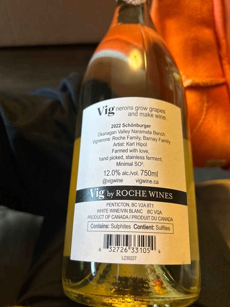 2022 Roche Schönburger Vig, Canada, British Columbia, Okanagan Valley ...