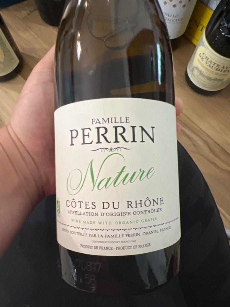 2019 Famille Perrin / Perrin & Fils Côtes du Rhône "Nature" Rosé ...