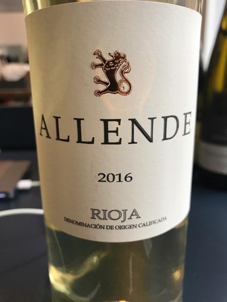2016 Finca Allende Rioja Blanco, Spain, La Rioja, Rioja - CellarTracker