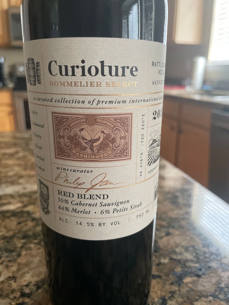 2023 Curioture Red Blend, USA, Washington, Columbia Valley, Rattlesnake ...