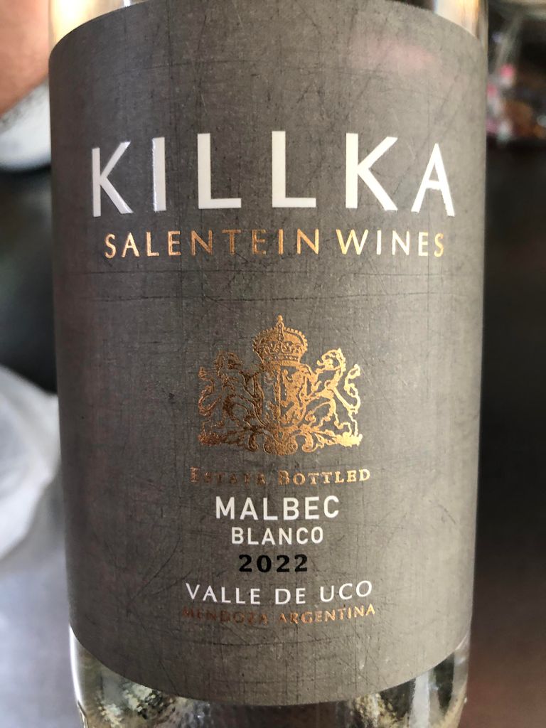 2022 Bodegas Salentein Malbec Killka White Malbec, Argentina, Mendoza ...