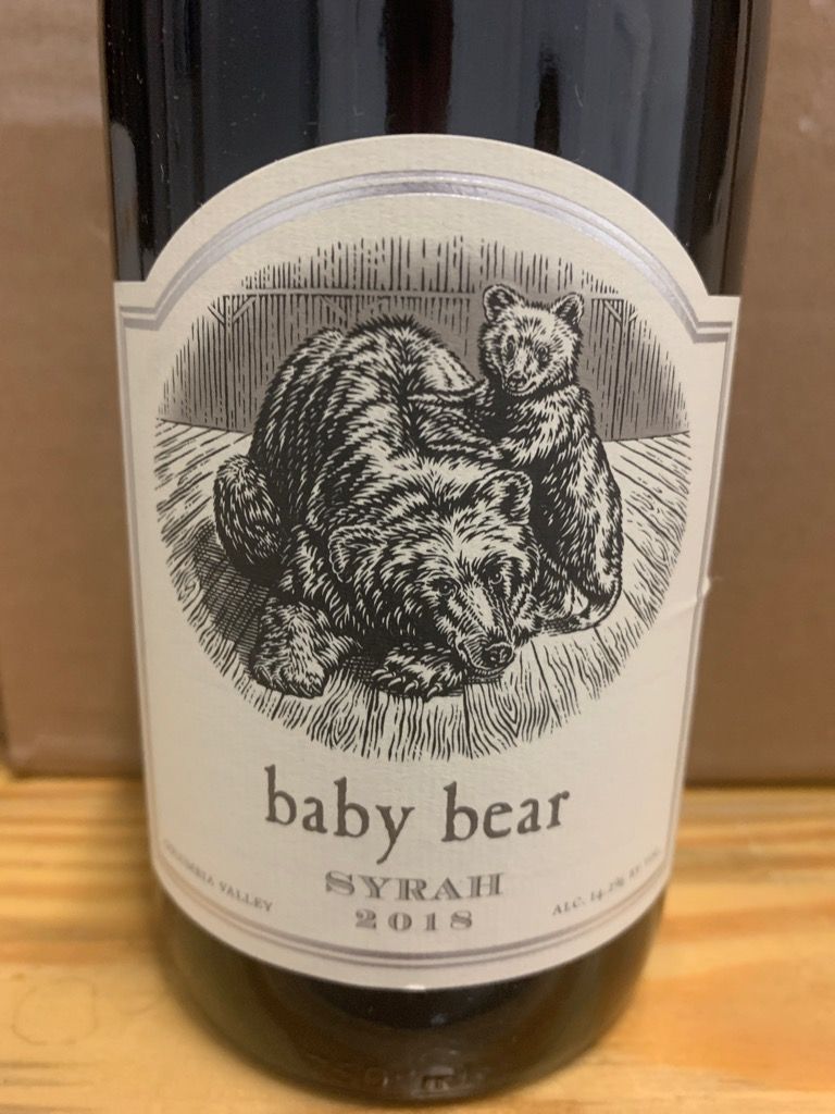 2018 Pursued by Bear Syrah Baby Bear, USA, Washington, Columbia Valley ...
