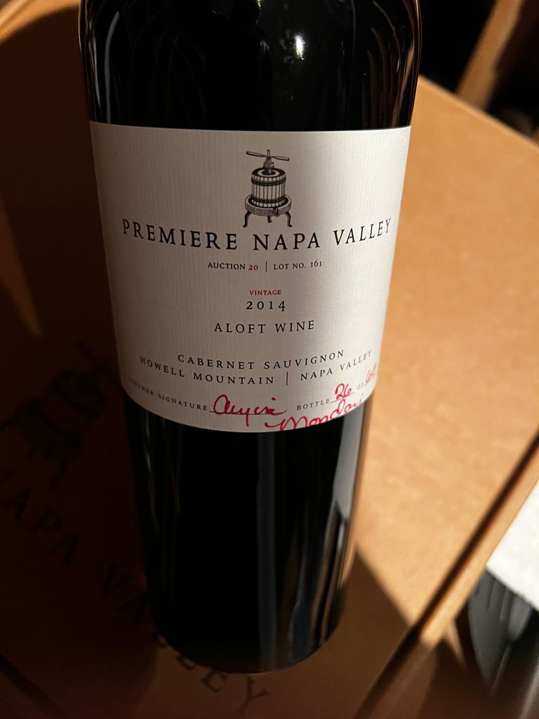 2013 Aloft Cabernet Sauvignon Premiere Napa Valley Auction 19/Lot 156 ...