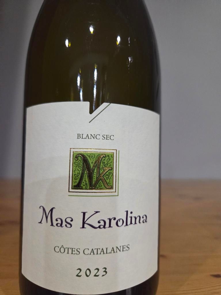 2023 Mas Karolina Côtes Catalanes Blanc, France, Languedoc Roussillon ...