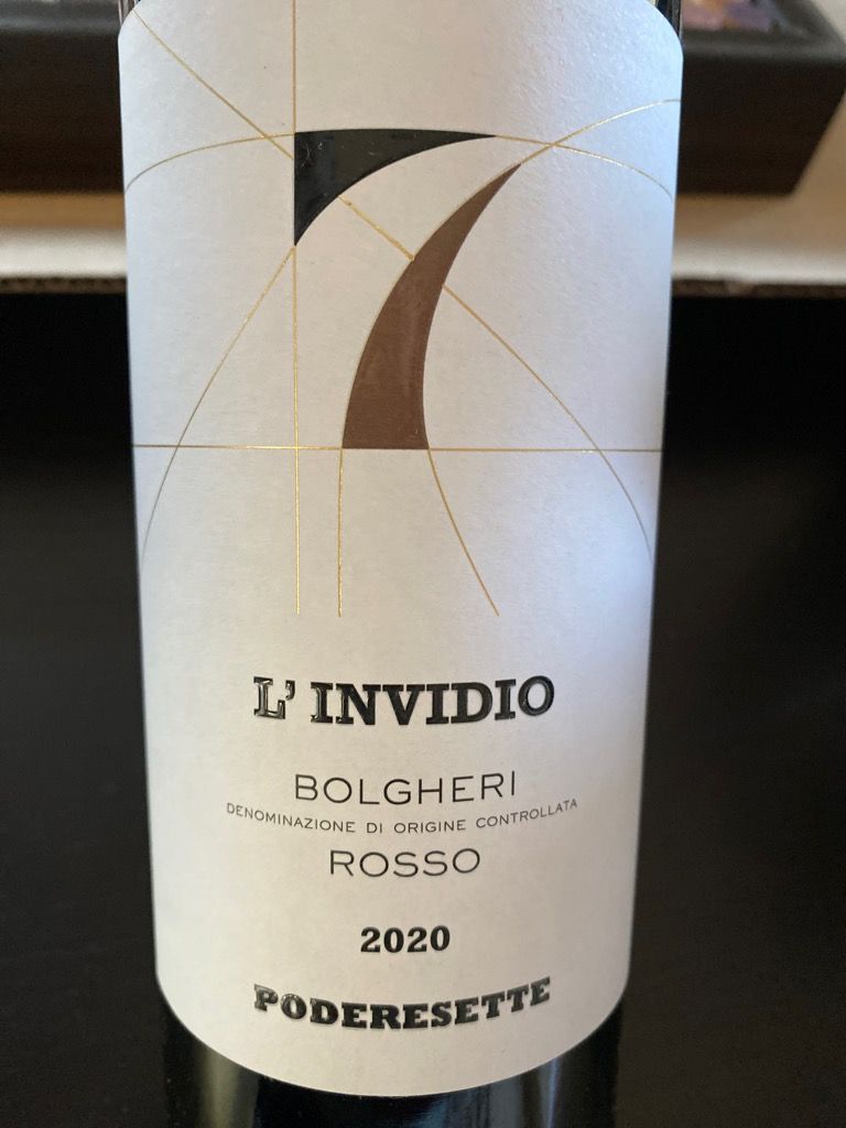 2020 Podere Sette Bolgheri L'invidio, Italy, Tuscany, Bolgheri ...