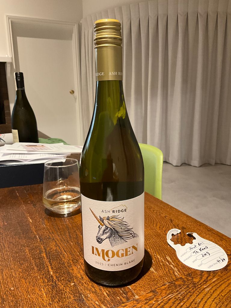 2024 Ash Ridge Chenin Blanc Imogen, New Zealand, North Island, Hawke's ...