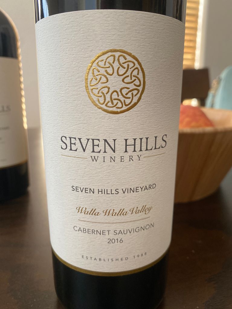 2017 Seven Hills Winery Cabernet Sauvignon Seven Hills Vineyard, USA, Washington, Columbia ...