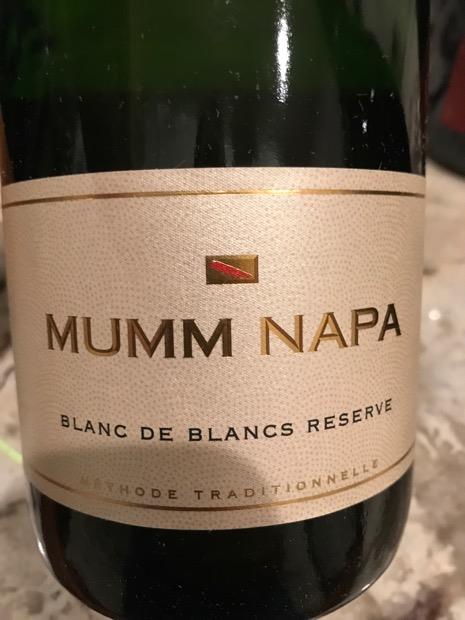 2008 Mumm Napa Blanc de Blancs Reserve, USA, California, Napa Valley - CellarTracker