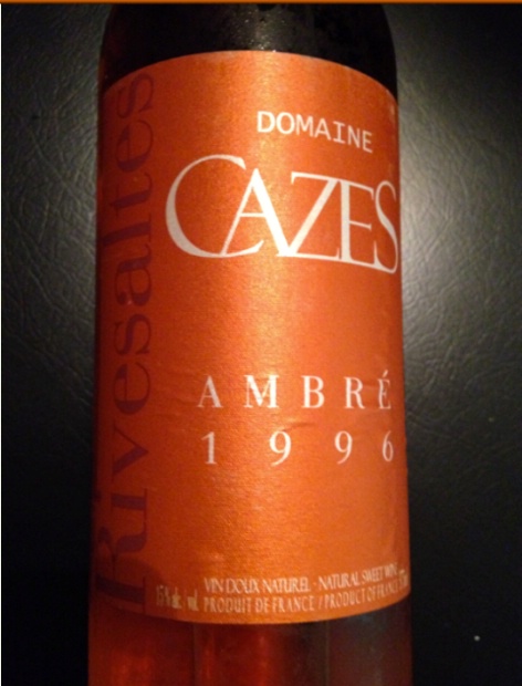 1996 Domaine Cazes Rivesaltes Ambré, France, Languedoc Roussillon ...