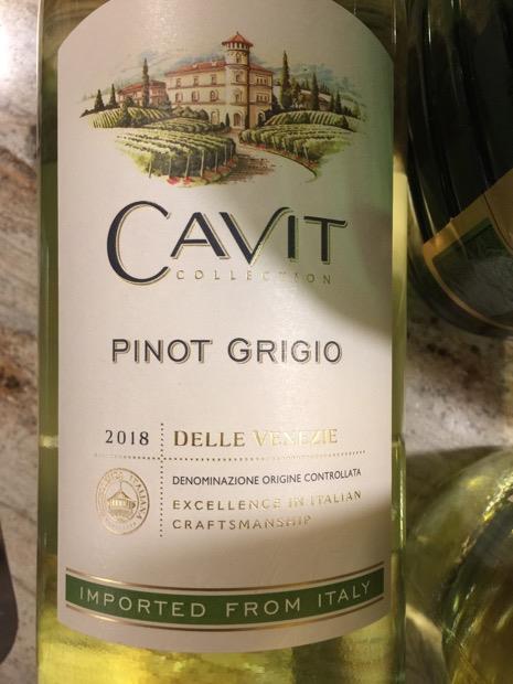 2018 Cavit Collection Pinot Grigio, Italy, Delle Venezie - CellarTracker