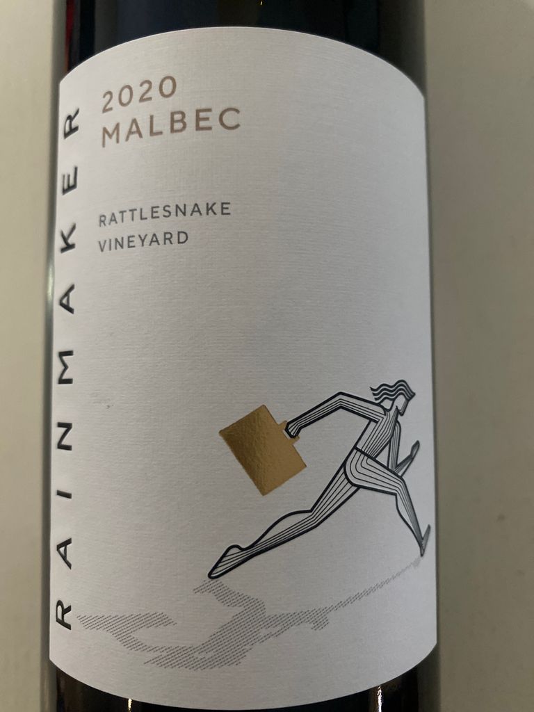 2020 Rainmaker Wines Malbec Rattlesnake Vineyard, Canada, British ...