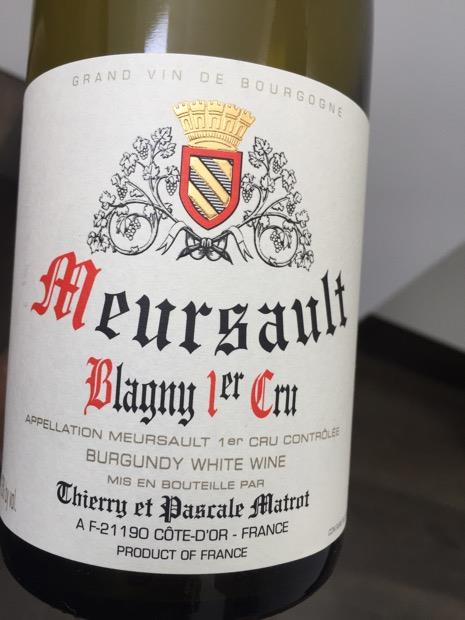 2014 Domaine Matrot Meursault 1er Cru Blagny, France, Burgundy, Côte de ...