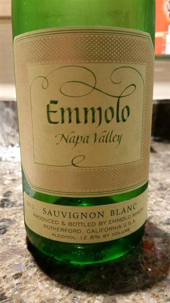 2013 Emmolo Sauvignon Blanc, USA, California, Napa Valley - CellarTracker