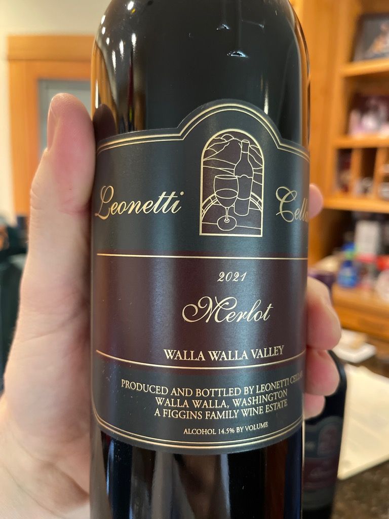 2021 Leonetti Cellar Merlot Walla Walla Valley, USA, Washington ...