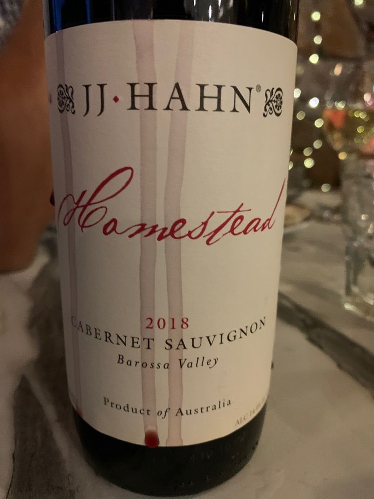 2021 JJ Hahn Cabernet Sauvignon Homestead, Australia, South Australia ...