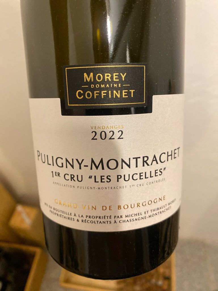 2022 Domaine Morey-Coffinet Puligny-Montrachet 1er Cru Les Pucelles ...
